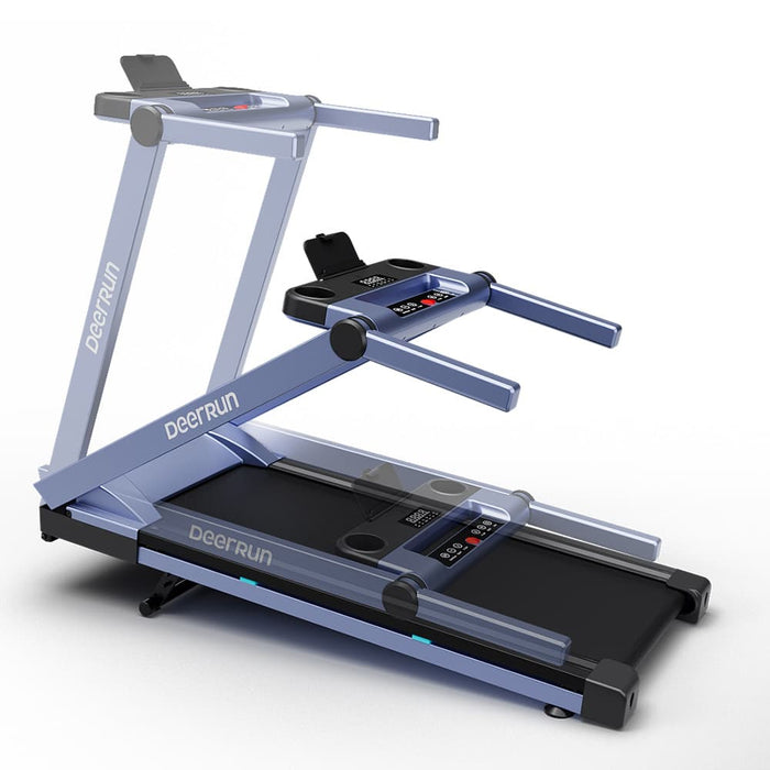 DeerRun A1 Pro Folding Smart Treadmill with 6% Incline - 16 KPH, 158 K