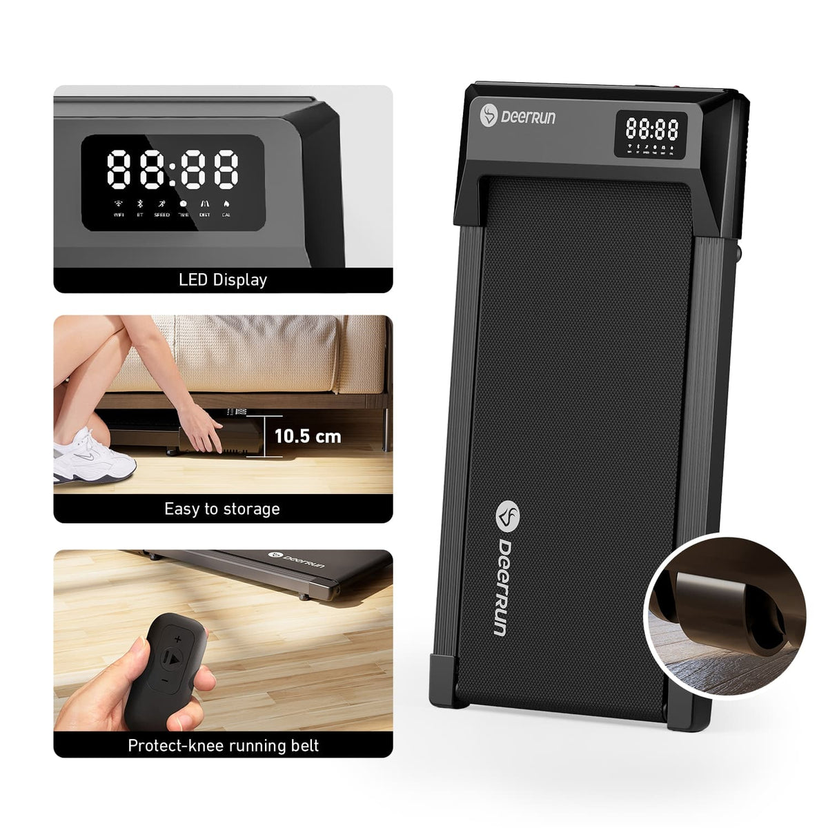 Q1 Mini Underdesk Treadmill - DeerRun