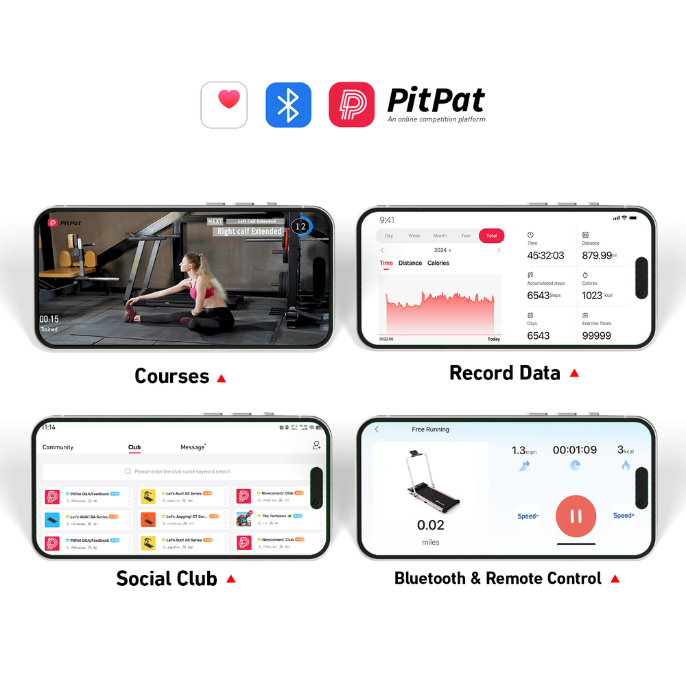 DeerRun A5 Pro 2-in-1 Folding Treadmill – Compact Walking Pad for Home ...